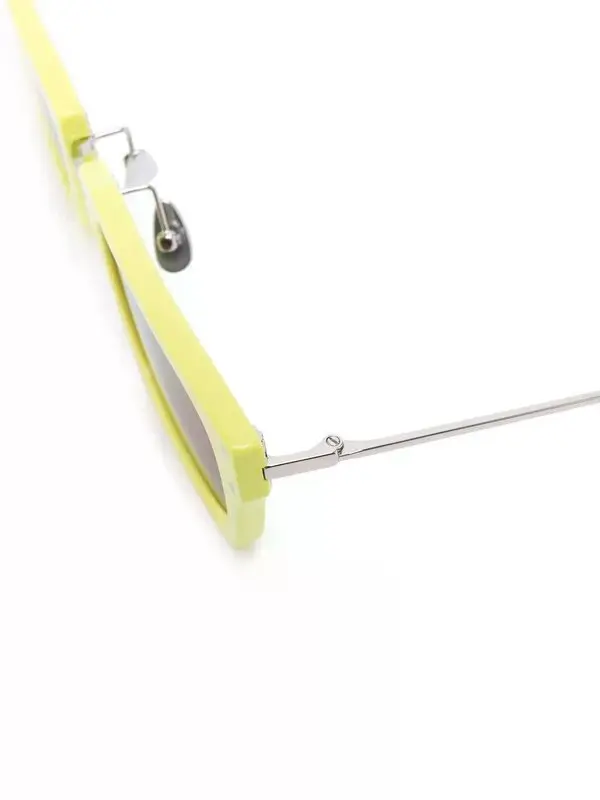 Jacquemus Square-frame Tinted Sunglasses - Yellow