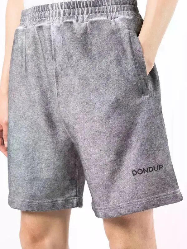 DONDUP Logo-print Cotton Track Shorts
