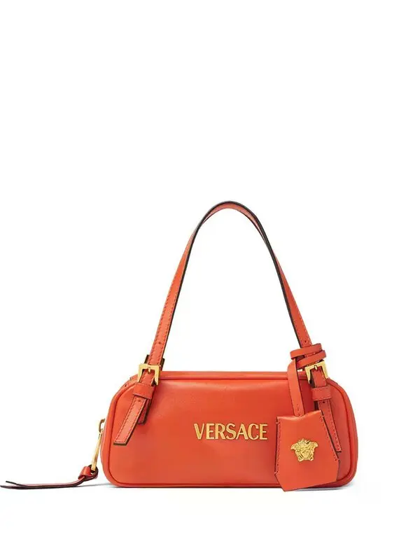 Versace Tag Bowling Mini Bag - Orange
