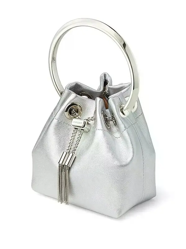 JIMMY CHOO Bon Bon Micro Bucket Bag