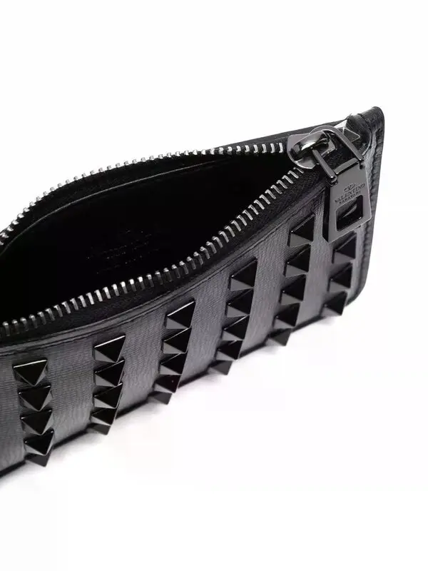 Valentino Garavani Rockstud-embellished Cardholder