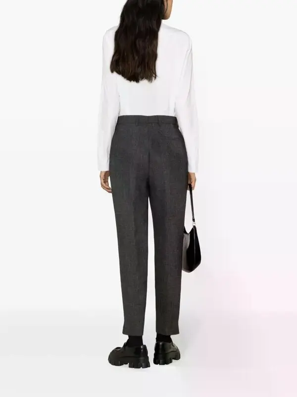 Prada Virgin Wool Tailored Trousers