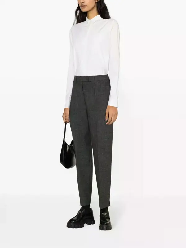 Prada Virgin Wool Tailored Trousers