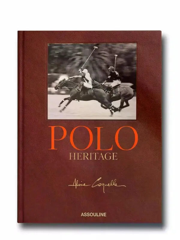 Assouline Polo Heritage Aline Coquelle Coffee Table Book - Brown