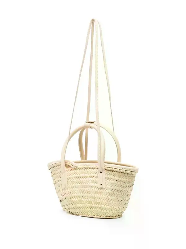 Jacquemus Soli Tote Raffia Bag - Neutrals