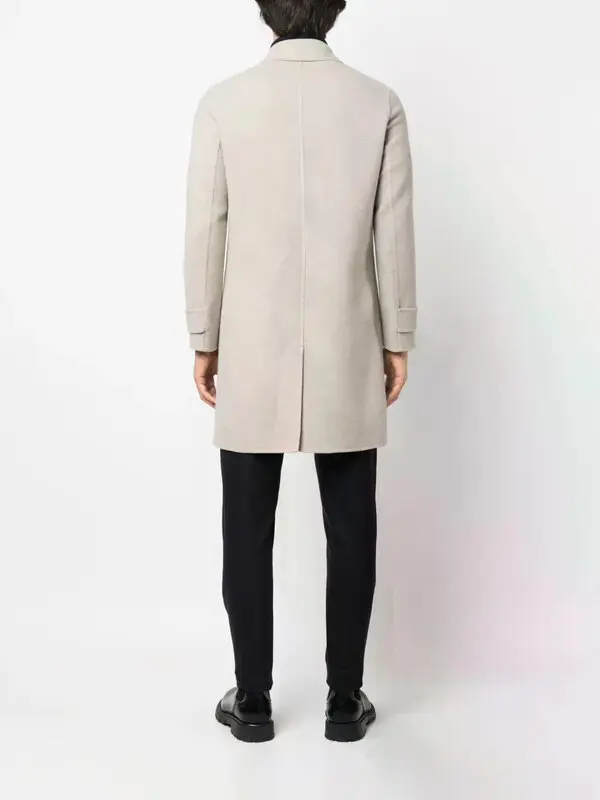 Eleventy Spread-collar Button-down Coat