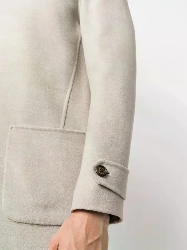 Eleventy Spread-collar Button-down Coat
