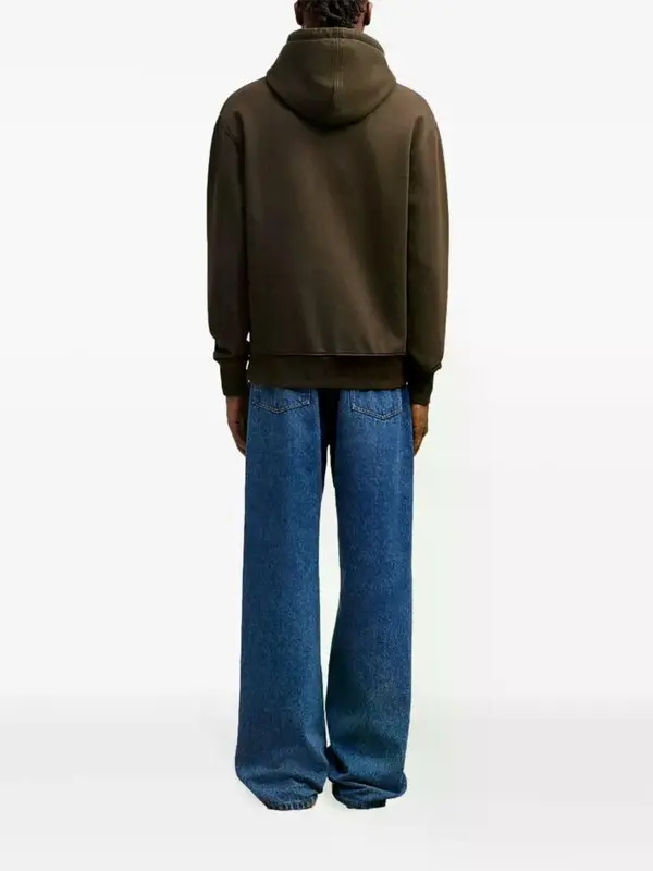 AMI Paris De Coeur-embroidered Hoodie