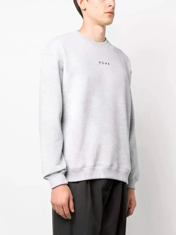 RÓHE Logo-print Long-sleeve Sweatshirt