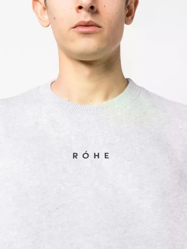RÓHE Logo-print Long-sleeve Sweatshirt