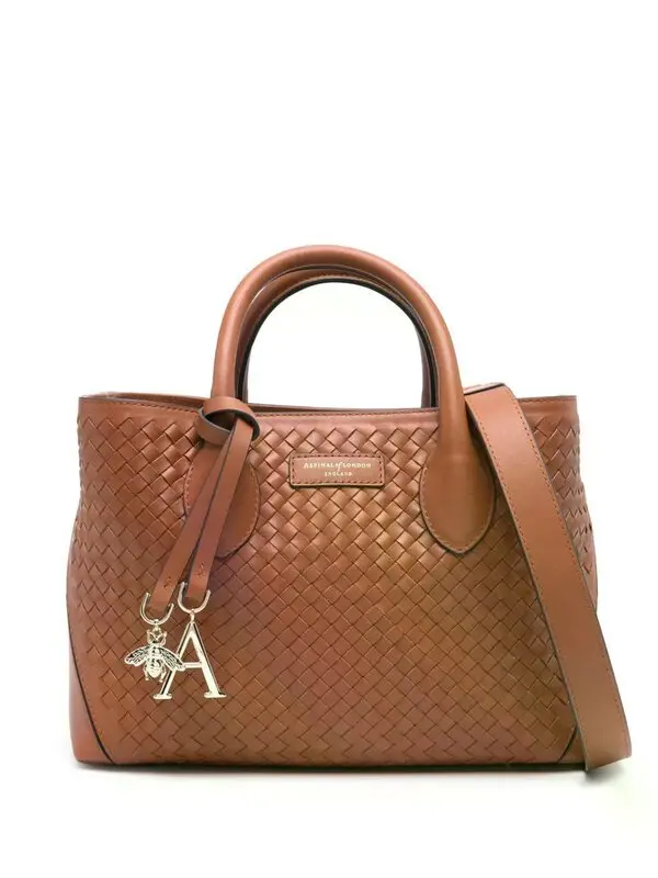 ASPINAL OF LONDON London Woven Tote Bag