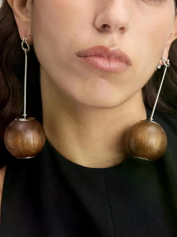 Jacquemus Les Grandes Boucles Nodo Earrings