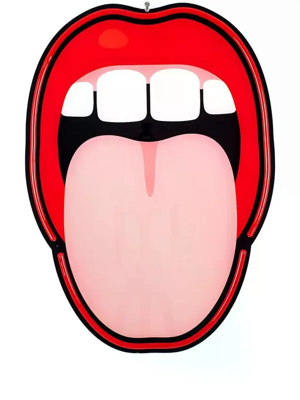 SELETTI Tongue Wall Lamp - Red