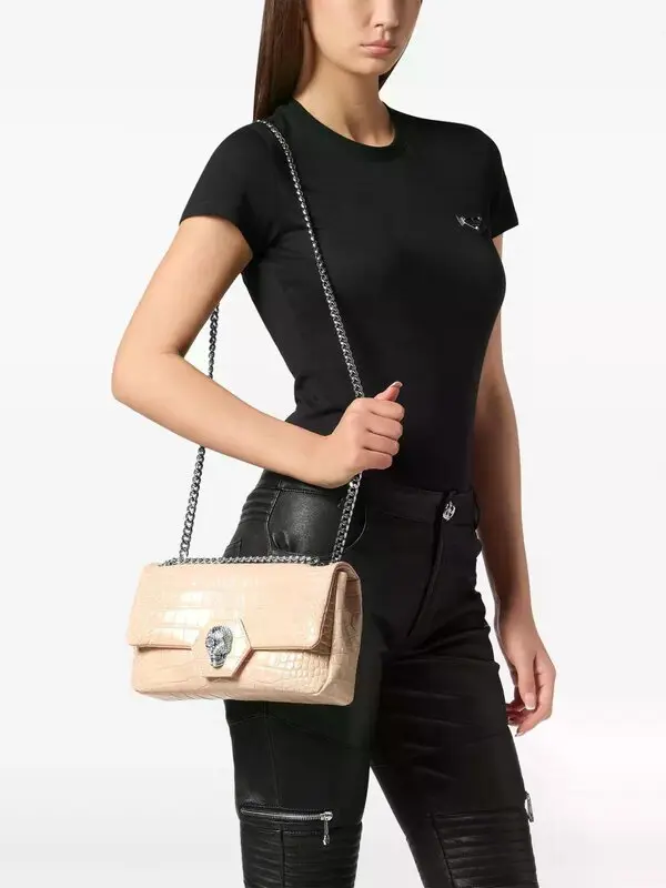 Philipp Plein Crystal Skull Shoulder Bag