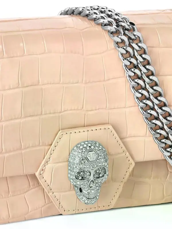 Philipp Plein Crystal Skull Shoulder Bag