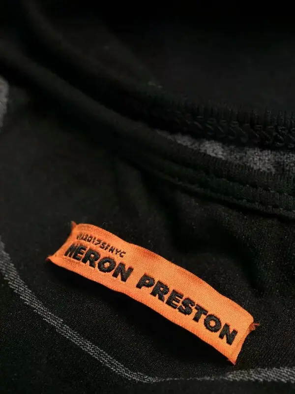 Heron Preston Logo-intarsia Crop Top