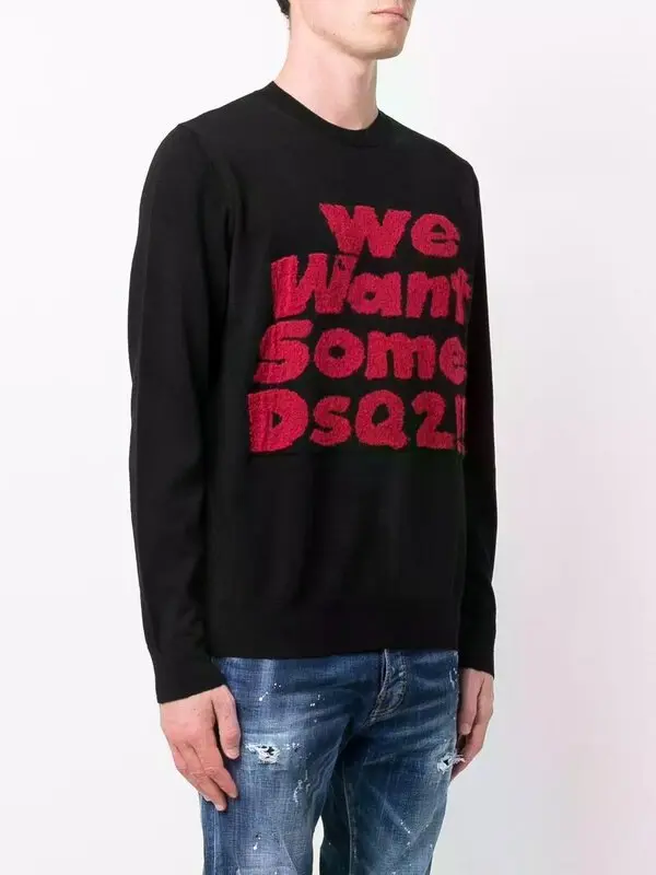 Dsquared2 Slogan Print Jumper