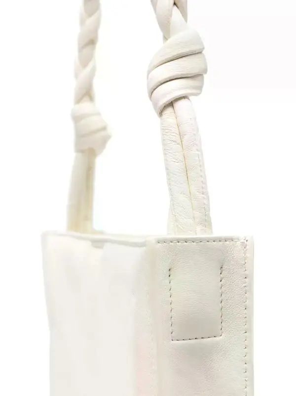 JIL SANDER Tangle Leather Shoulder Bag