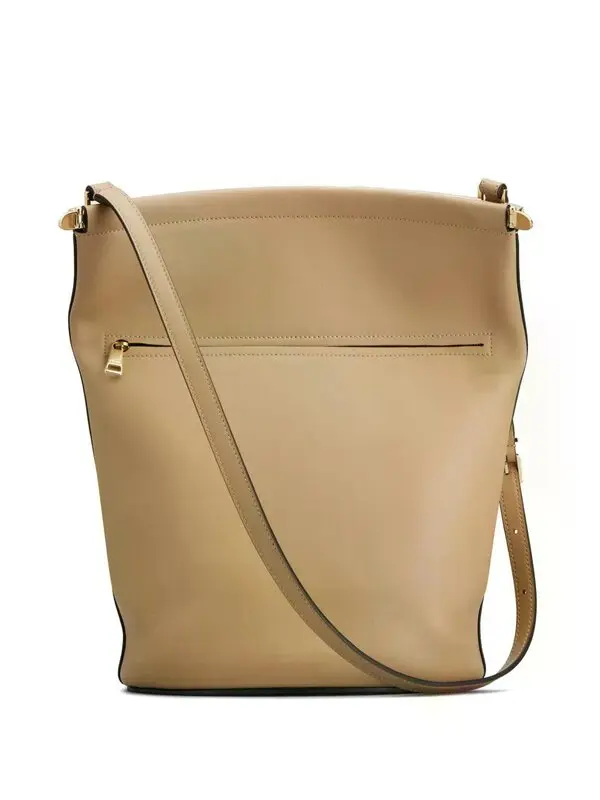 TOD'S Leather Bucket Bag - Neutrals