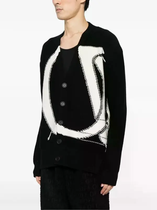 Off-White Wool Cardigan