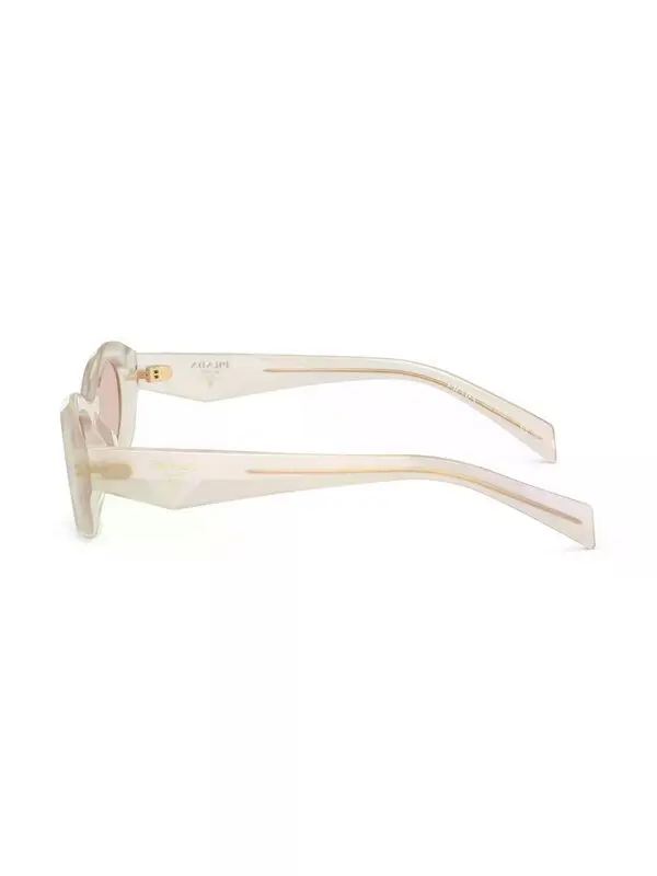 Prada Oval Sunglasses - Neutrals