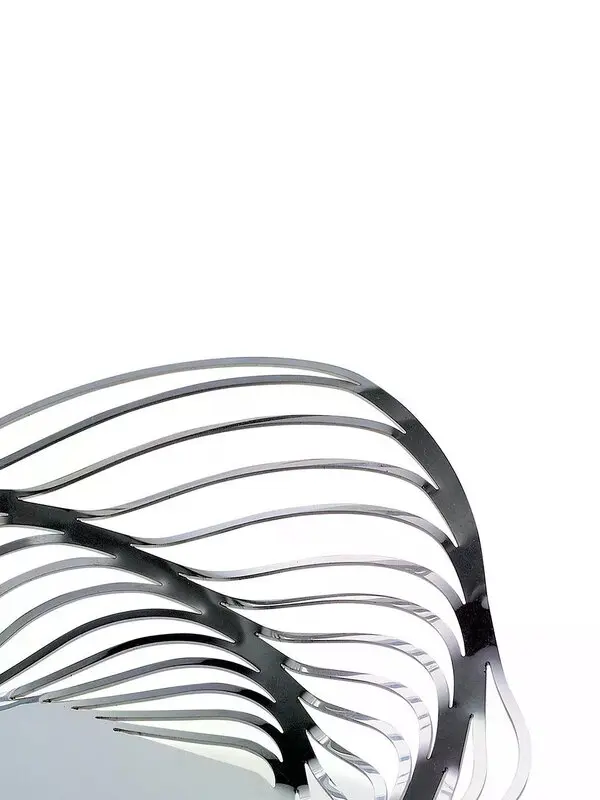 ALESSI Trinity Stainless Steel Fruit Bowl - Silver