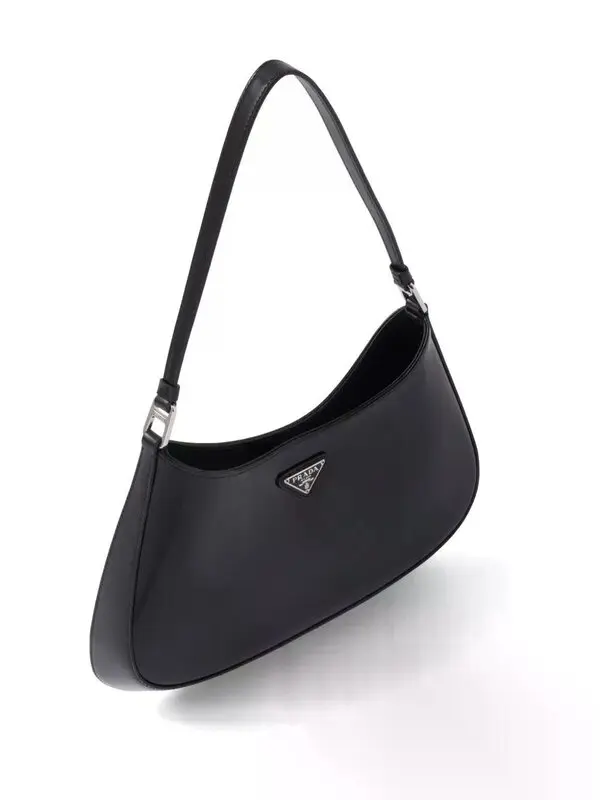 Prada Cleo Brushed Leather Shoulder Bag