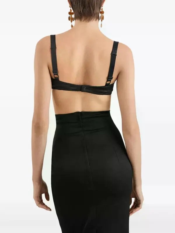 Dolce & Gabbana Satin Balconette Bra