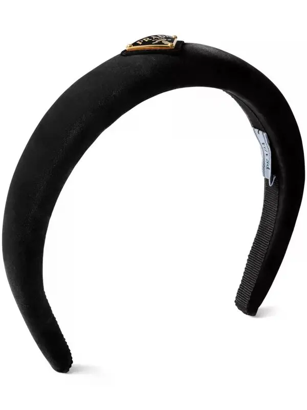 Prada Velvet Headband - Black