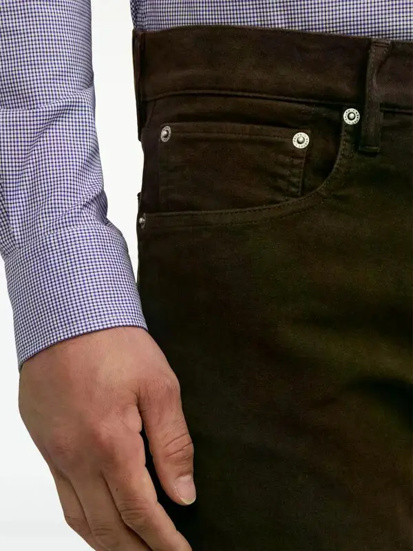 Ralph Lauren Purple Label Moleskin Slim Cut Jeans