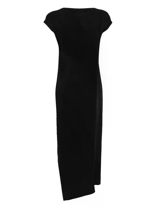 Issey Miyake Vigor Pleats Solid Maxi Dress