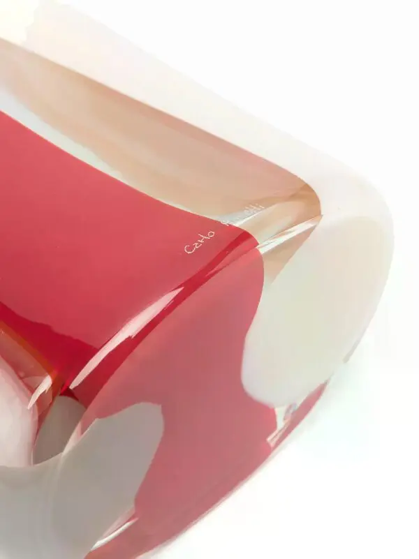 CARLO MORETTI Stripe-print Vase