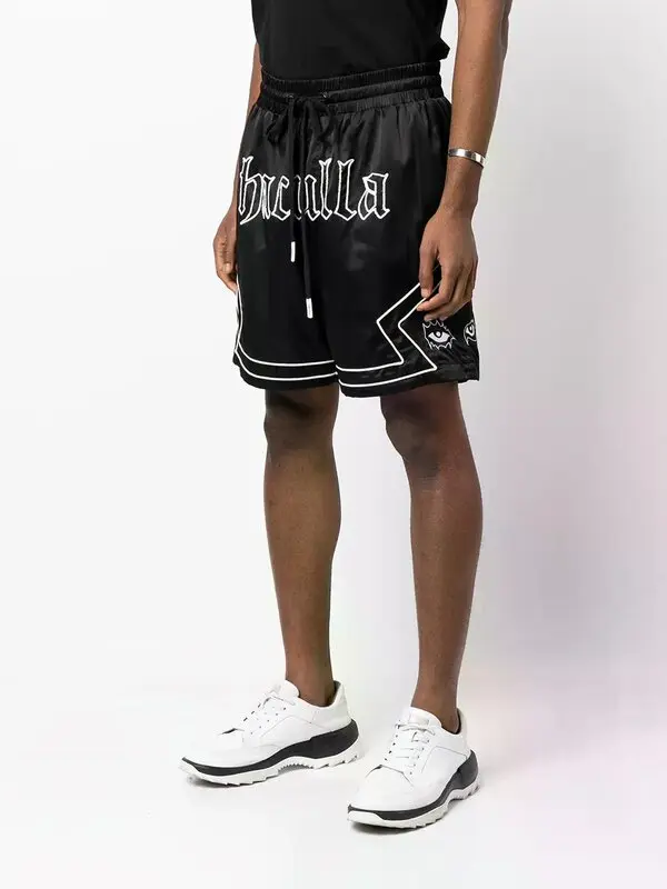HACULLA. Embroidered Motif Track Shorts