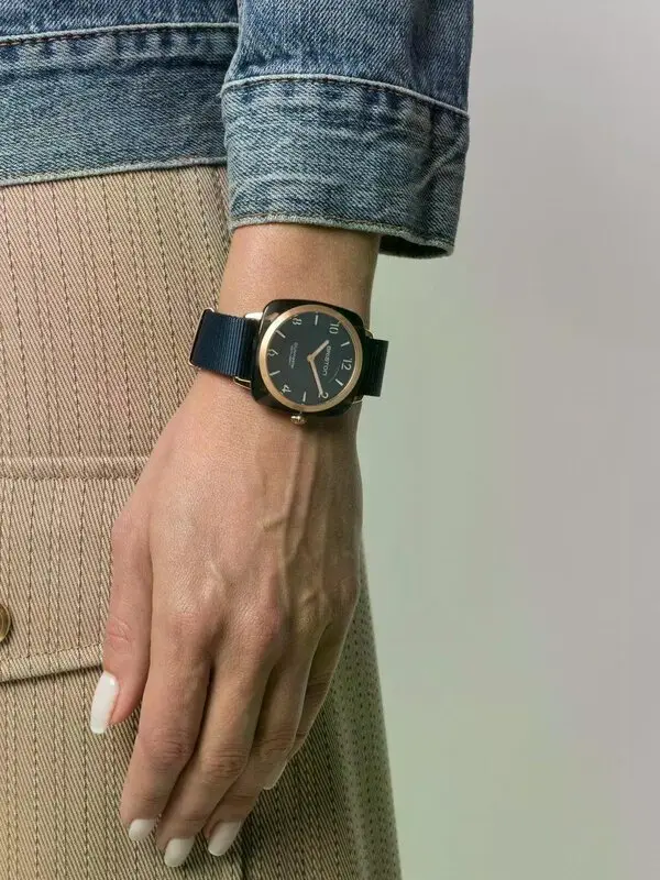 BRISTON Clubmaster Chic 36mm Watch - Blue