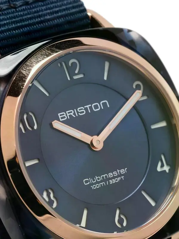BRISTON Clubmaster Chic 36mm Watch - Blue