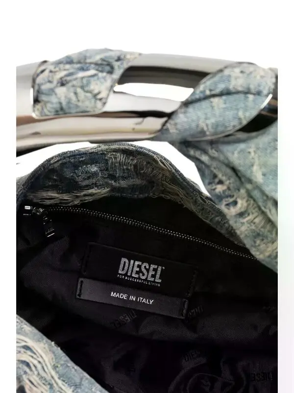 DIESEL® Grab-d Denim Tote Bag - Blue