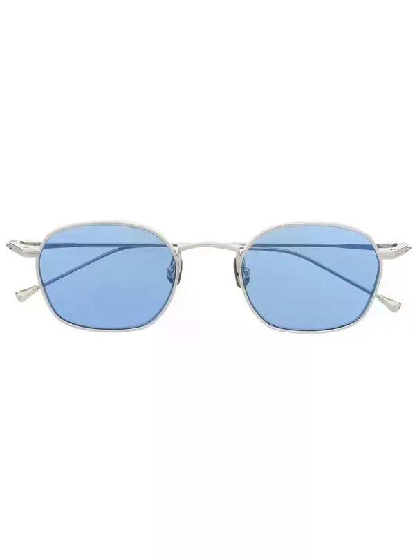 PETER AND MAY Square-frame Metal Sunglasses - Silver