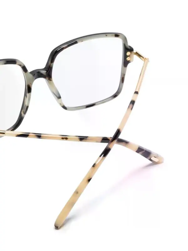 TOM FORD Tortoiseshell Square-frame Glasses - Black