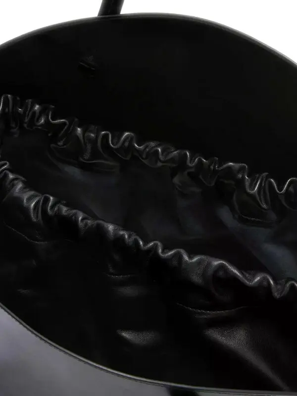 JIL SANDER Curve Large Shoulder Bag - Black
