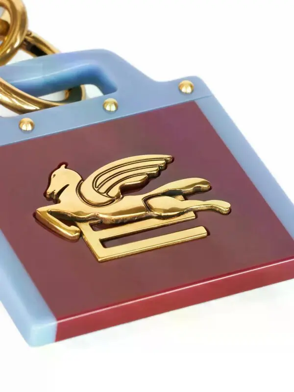 Etro Pegaso-motif Keyring