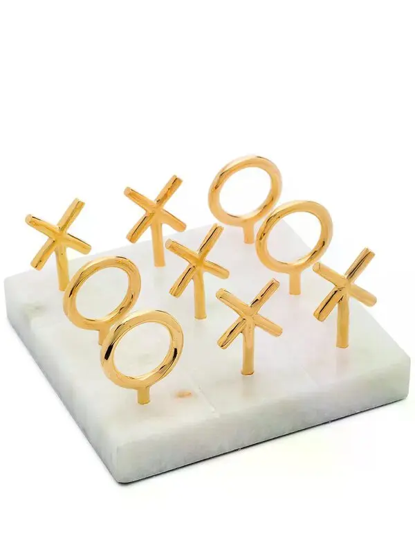 Jonathan Adler Marble Tic-tac-toe Set - Neutrals