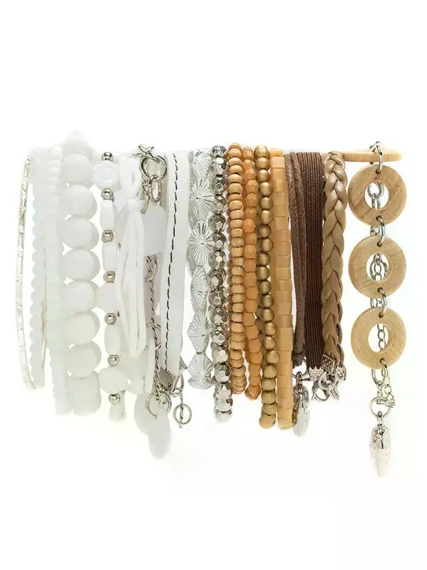 AMIR SLAMA Bracelets Set - White