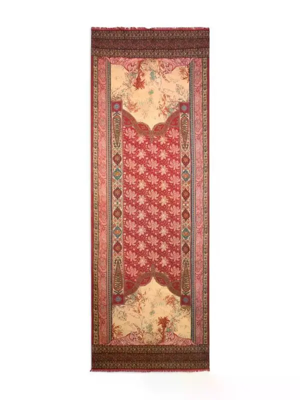 Etro Abstract-pattern Scarf - Red