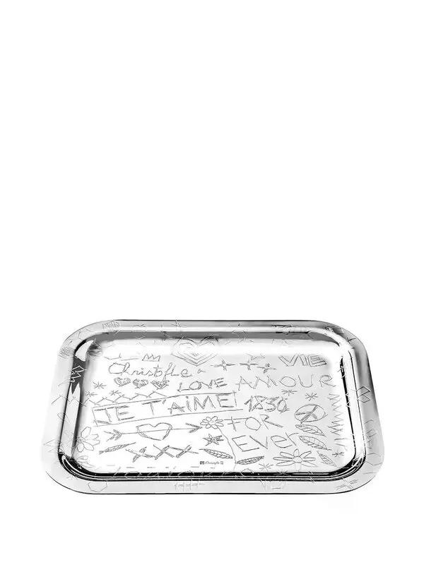 Christofle Graffiti Rectangular Tray