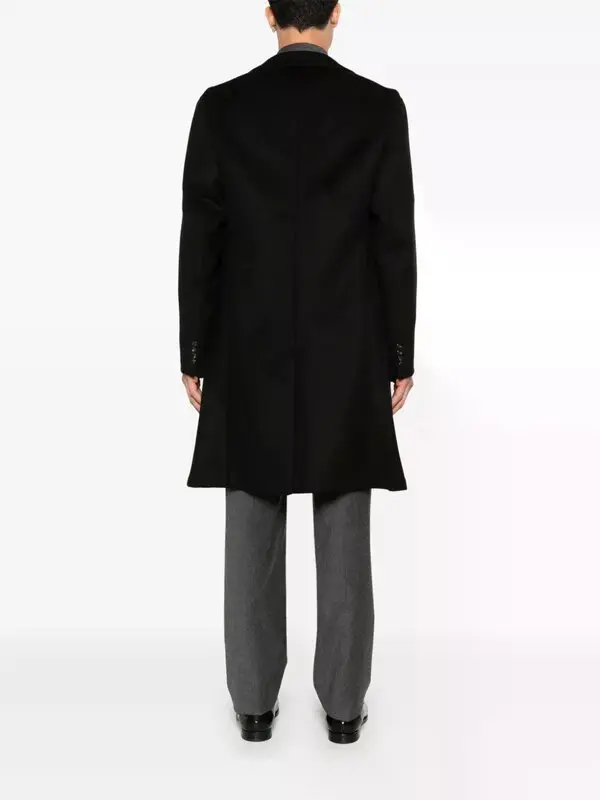 Emporio Armani Felted Wool-blend Coat