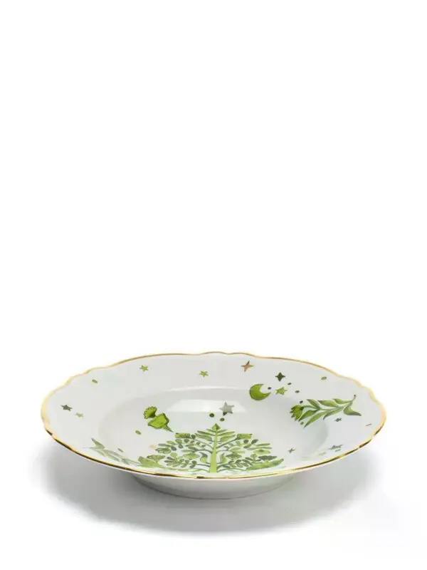 BITOSSI HOME Floreal Porcelain Deep Plate