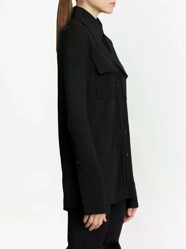 Proenza Schouler Oversized Pointed Collar Shirt