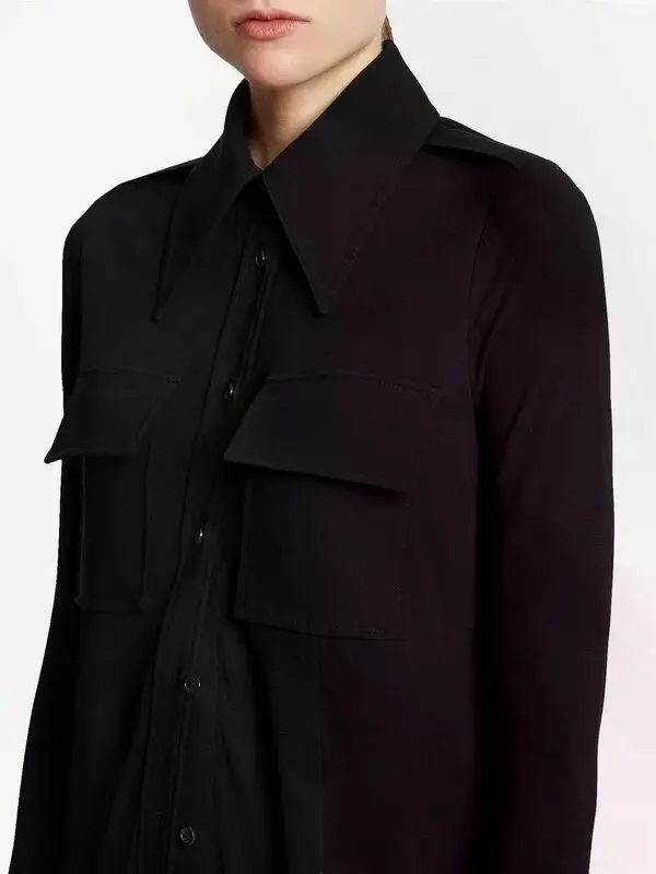 Proenza Schouler Oversized Pointed Collar Shirt