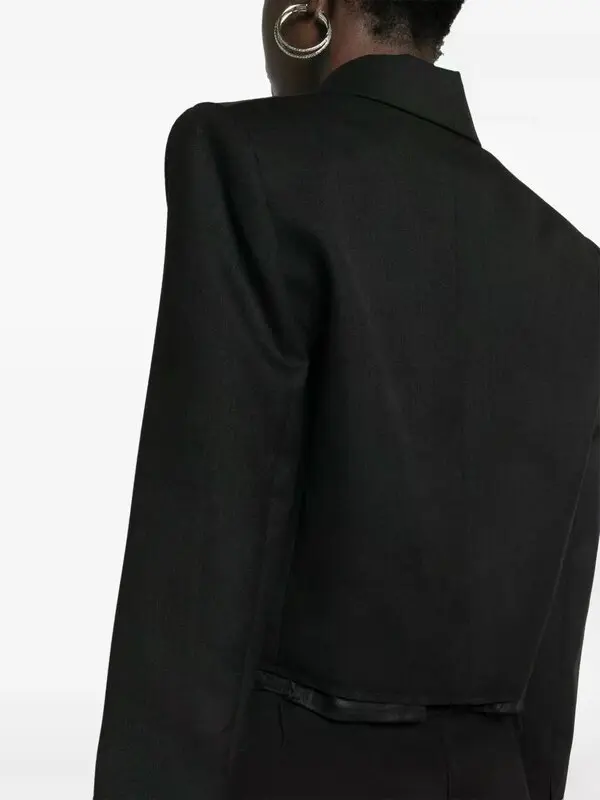 Zadig&Voltaire Vito Double-breasted Cropped Blazer