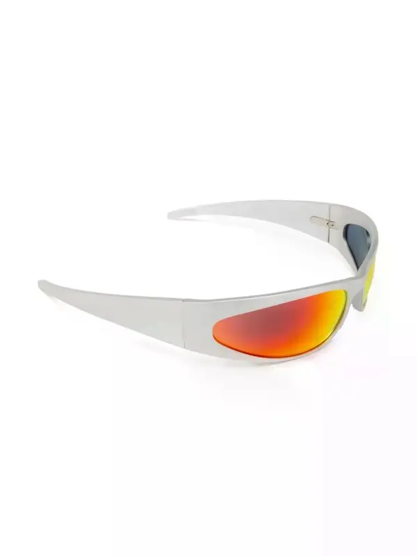 Balenciaga Reverse Xp Wrap Oval-frame Sunglasses